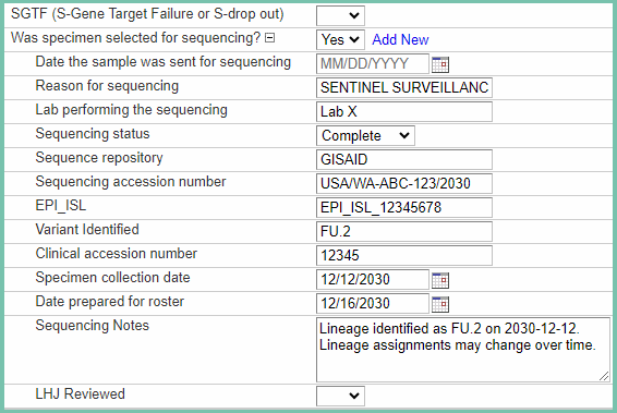 Data Integration and Quality Assurance of Sequencing Metadata in Washington State